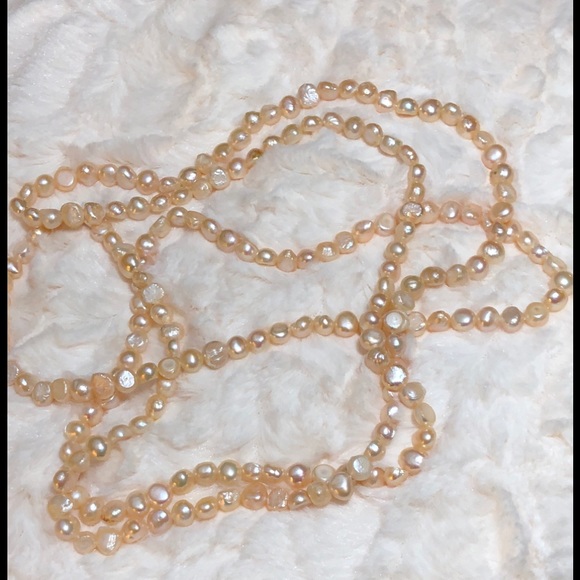 Boutique | Jewelry | Genuine Peach Colored Fresh Water Pearls | Poshmark